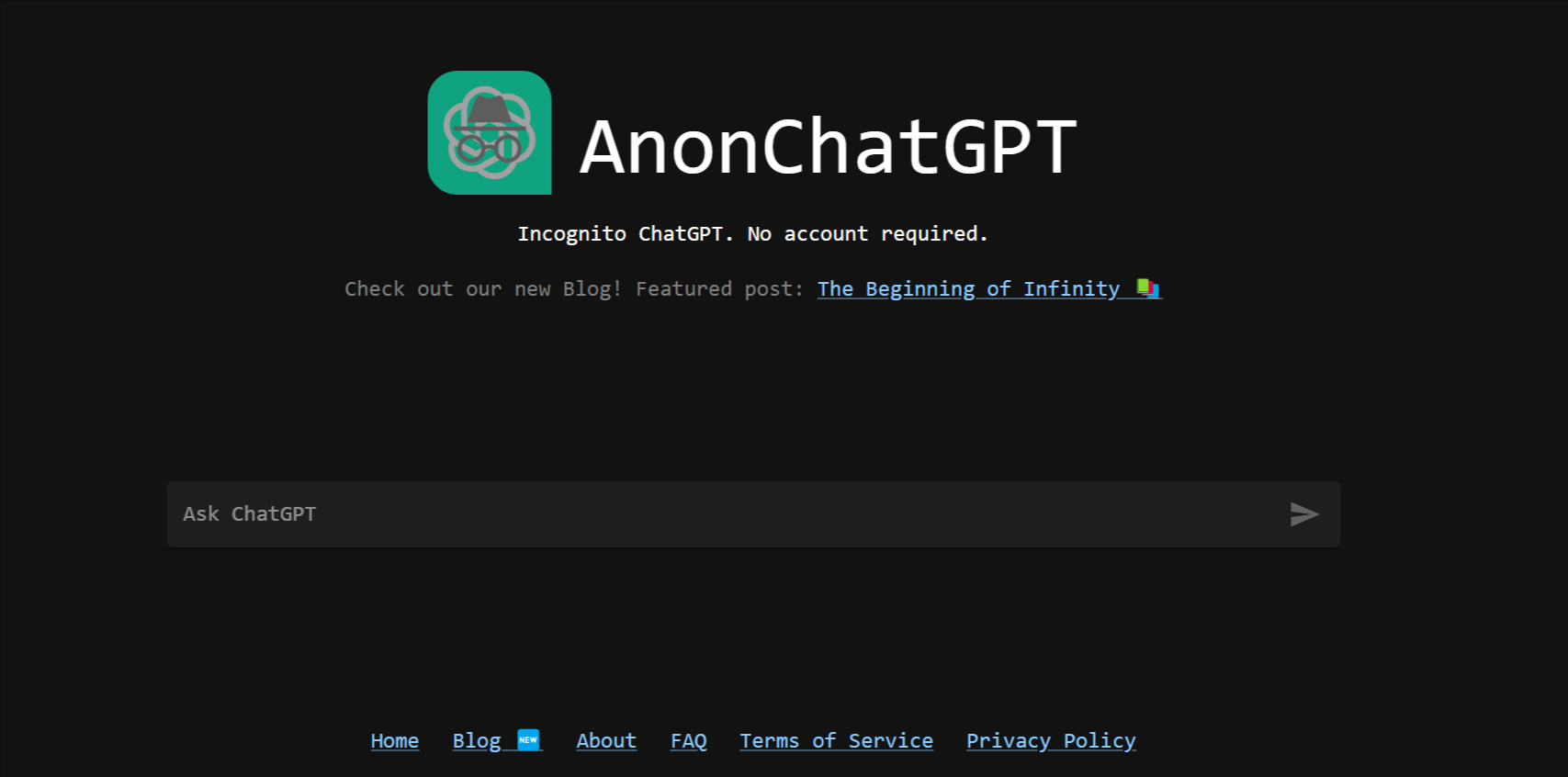 AnonChatGPT - ATOZAITOOLS